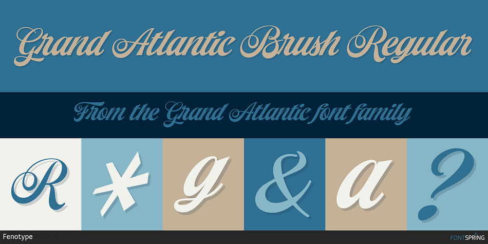 Grand Atlantic Brush Regular Font