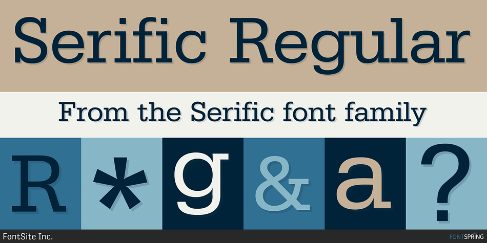 Serific Font