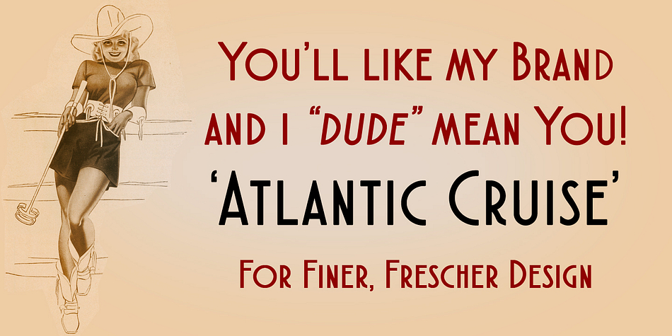 Atlantic Cruise Font