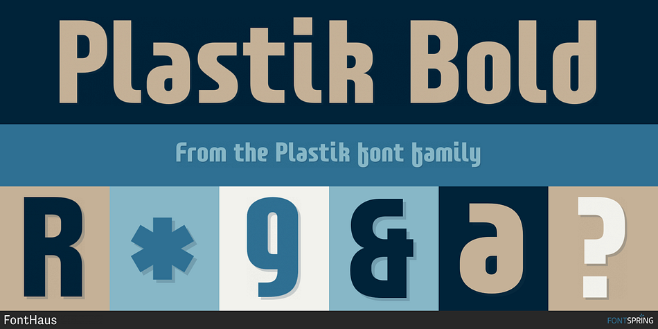 Plastik Bold Font