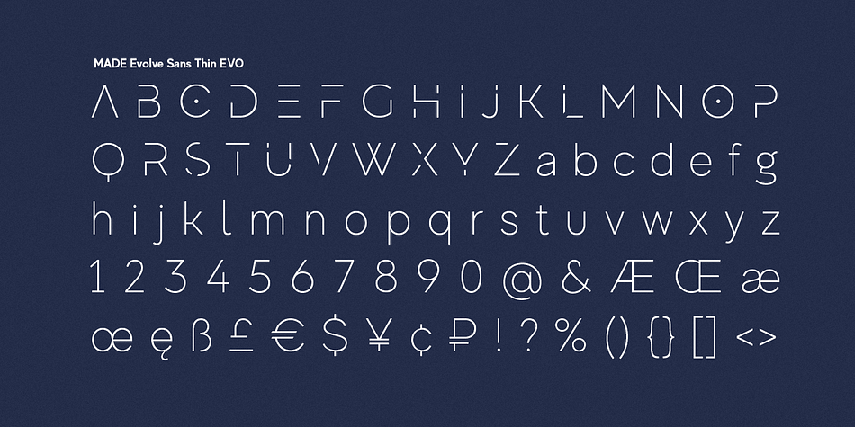 MADE Evolve Sans Font