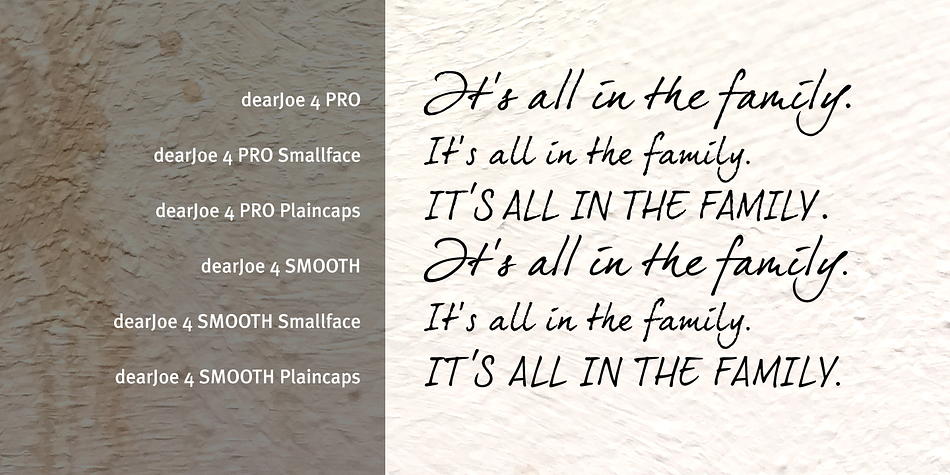 dearJoe 4 Font | Fontspring