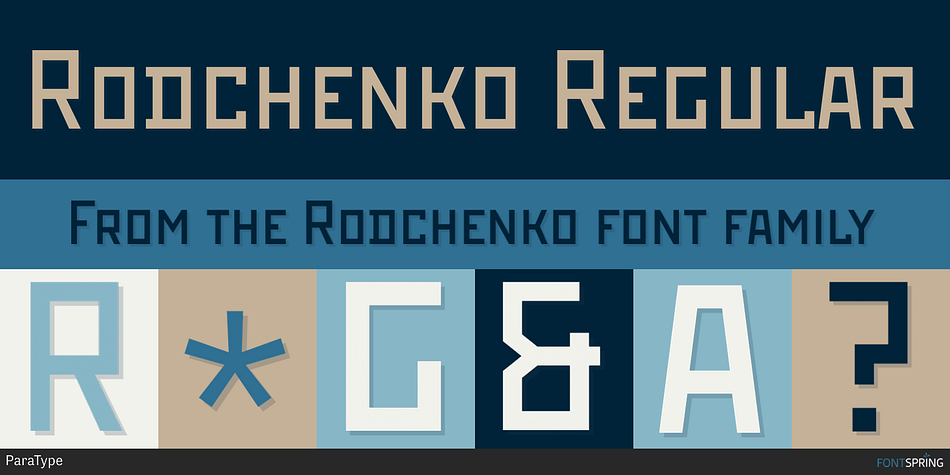 Rodchenko Font