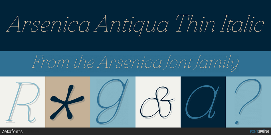 Arsenica Antiqua Pack Font