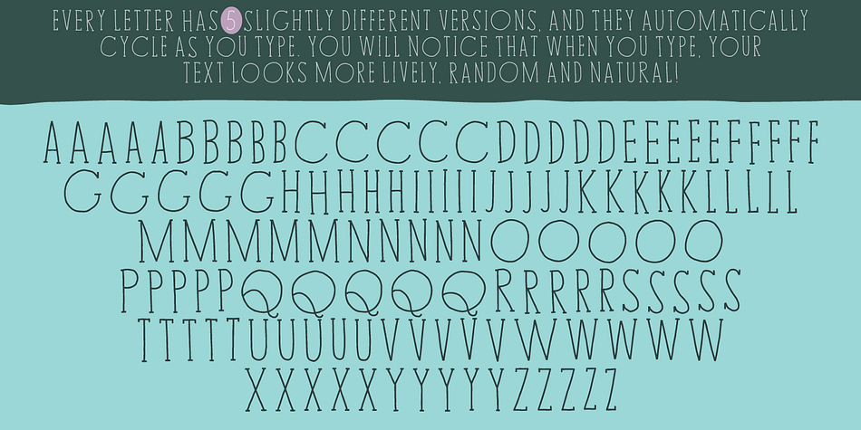 Minimum Waste Font