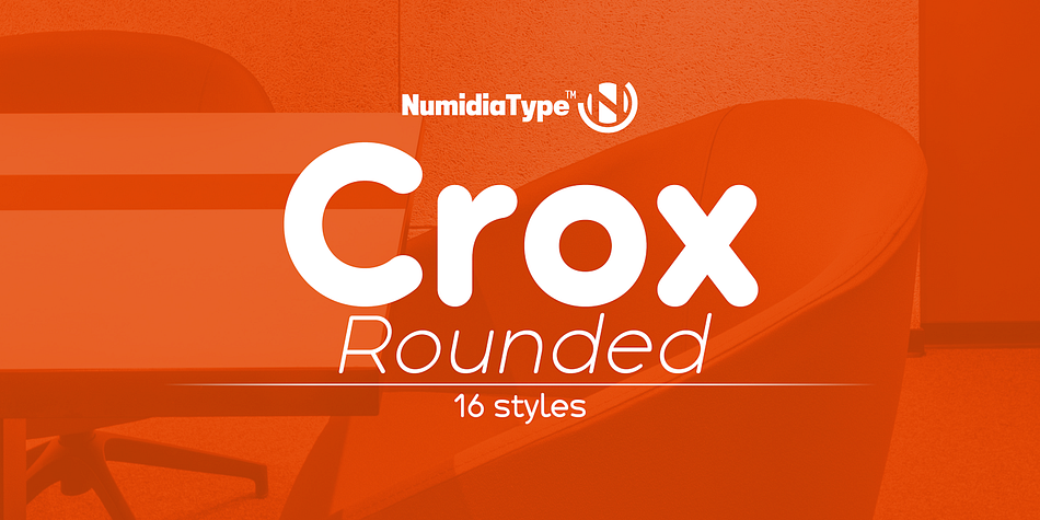 Crox Rounded Black Font