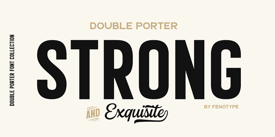 Double Porter Font