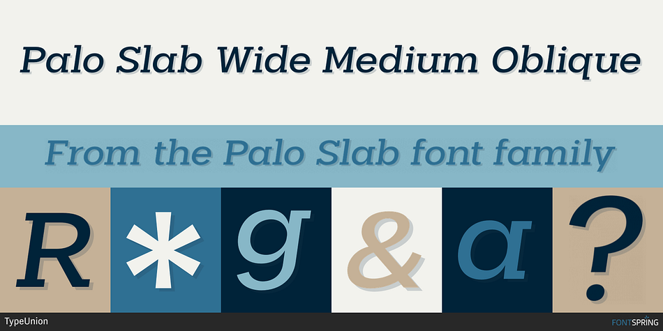 Palo Slab Wide Font