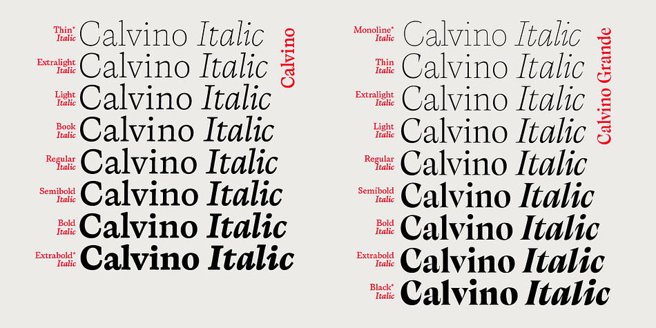 Calvino Font