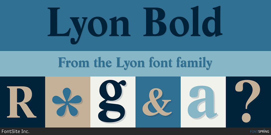 Lyon Font | Fontspring