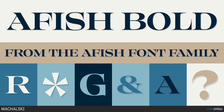 AFISH Bold Font