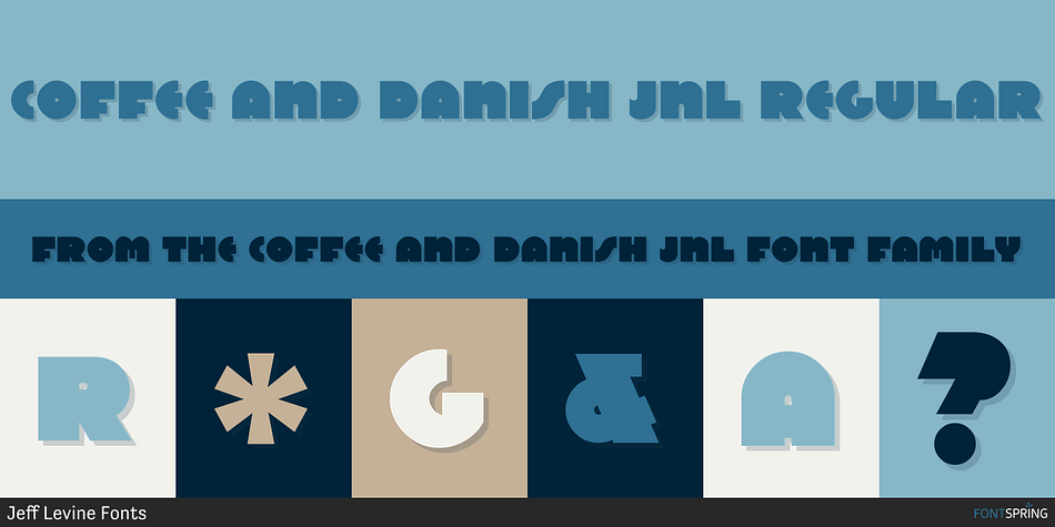 Coffee And Danish JNL Regular Font