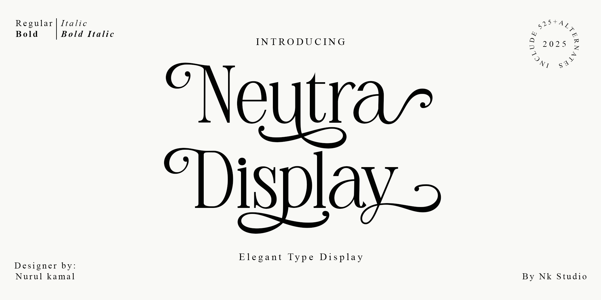 Neutra Display Font