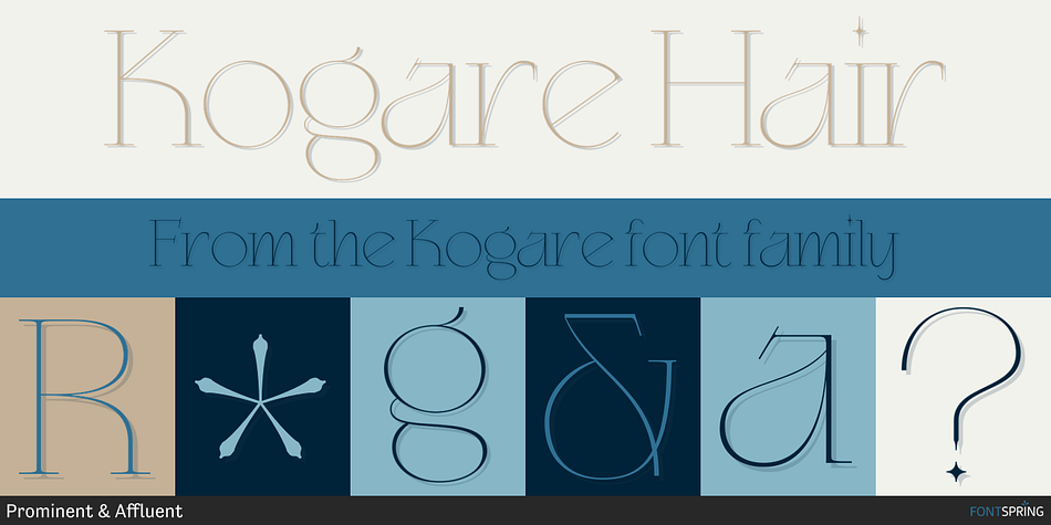 Kogare Hair Font