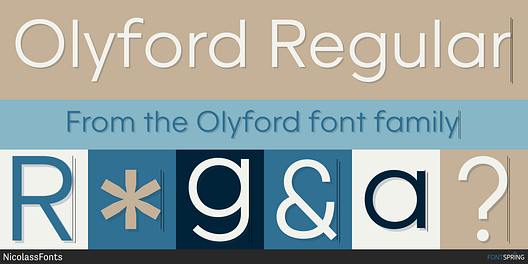 Fonts similar to Olyford