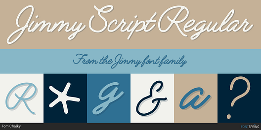 Fonts similar to Jimmy