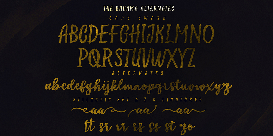 Bahama Script Font