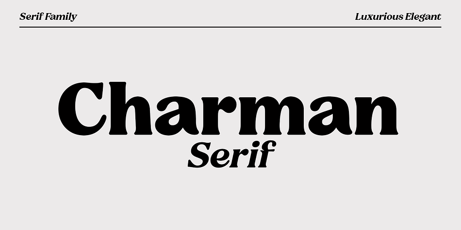 Charman Serif Font