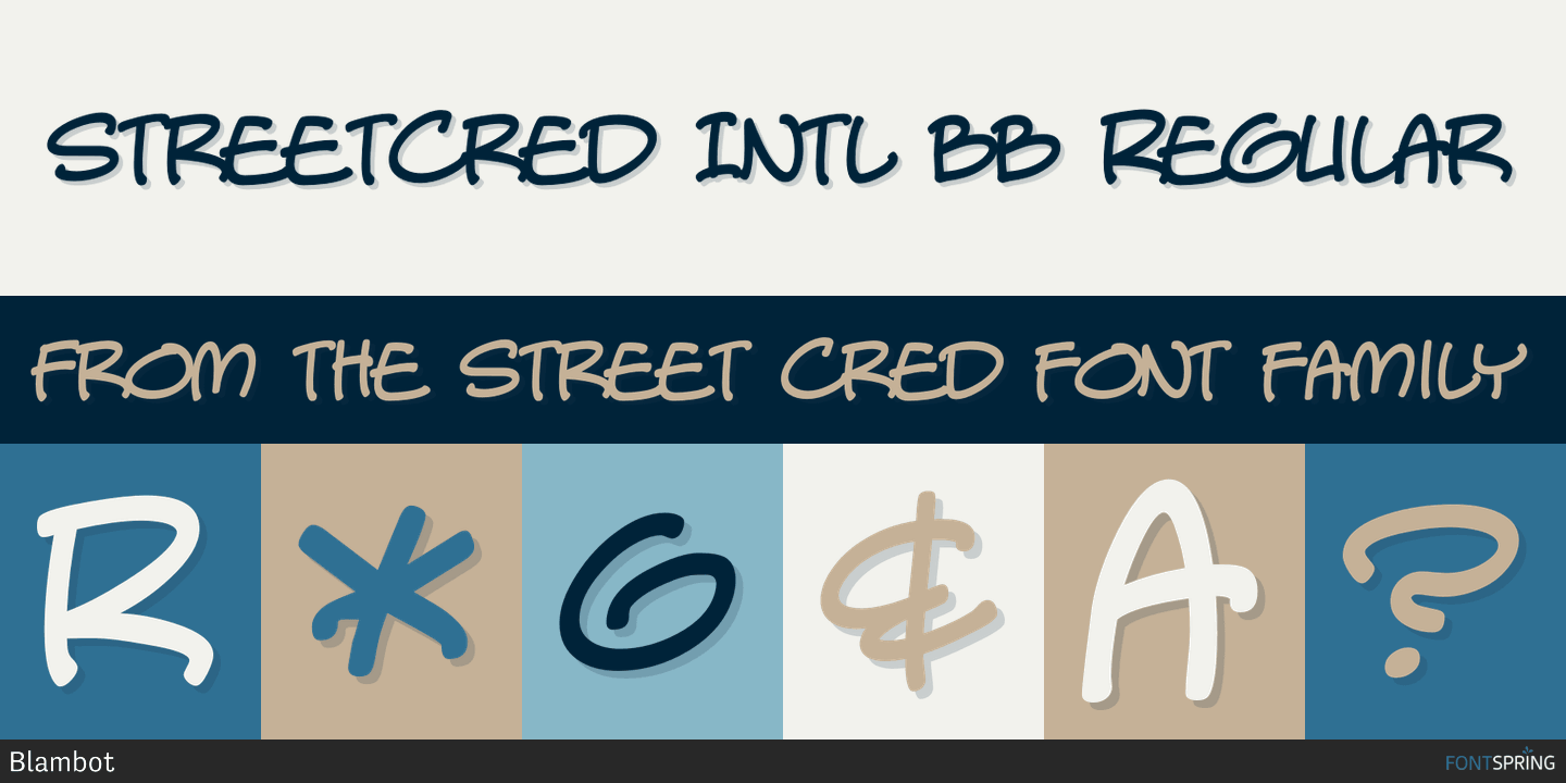 Street Cred Font
