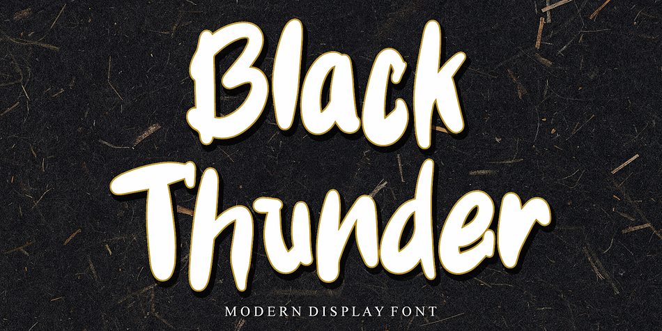 Black Thunder Font