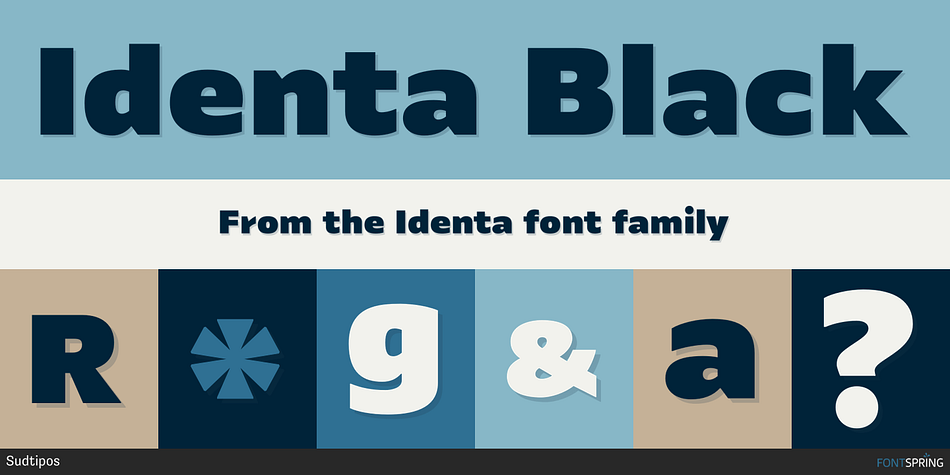 Identa Black Font
