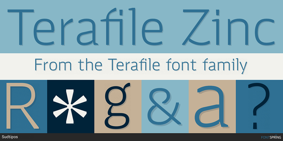 Terafile Zinc Font