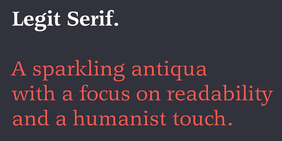 Legit Serif Font