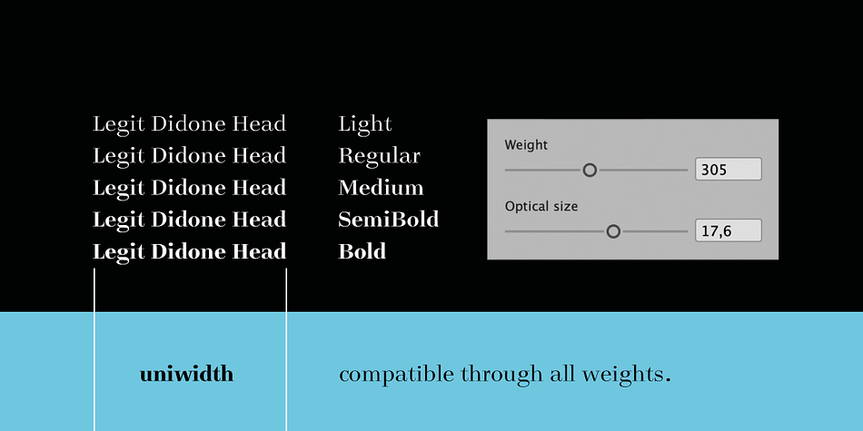Legit Didone Head Font
