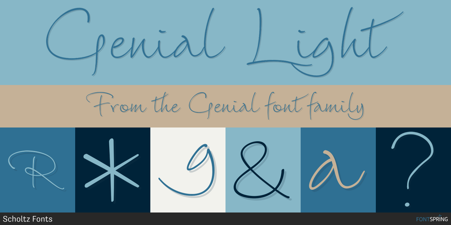 Genial Font