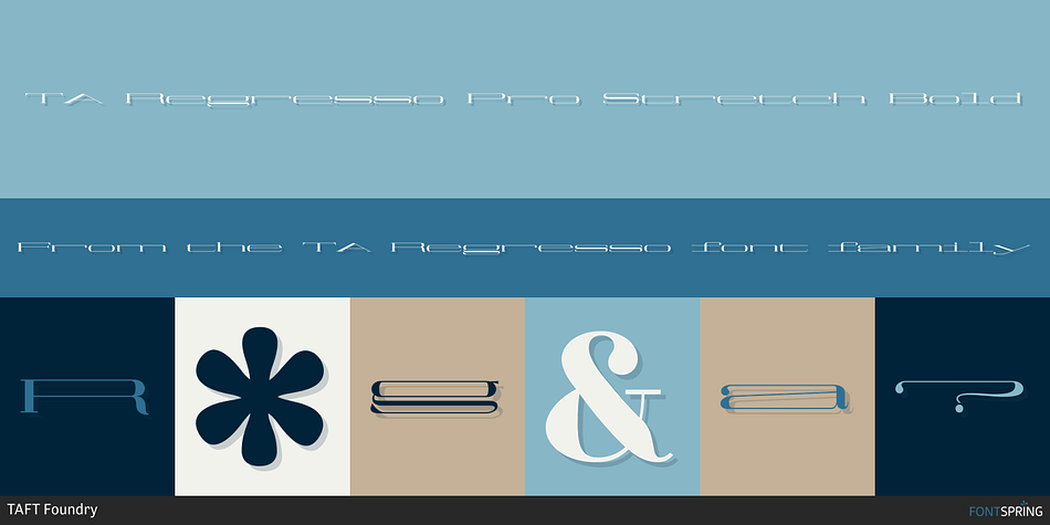 TA Regresso Pro Stretch Bold Font