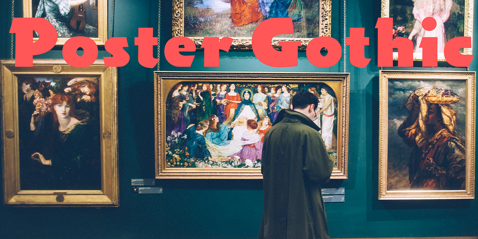Poster Gothic Font
