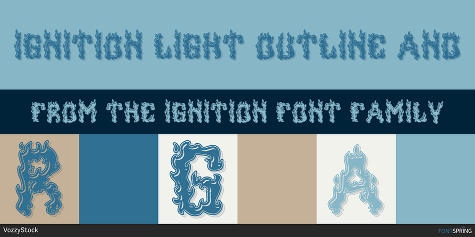 Ignition Light Outline And Font