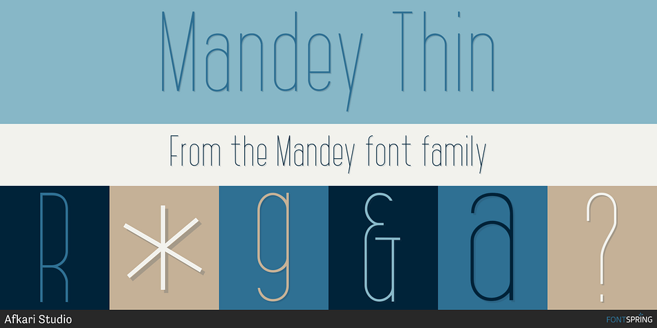 Mandey Thin Font