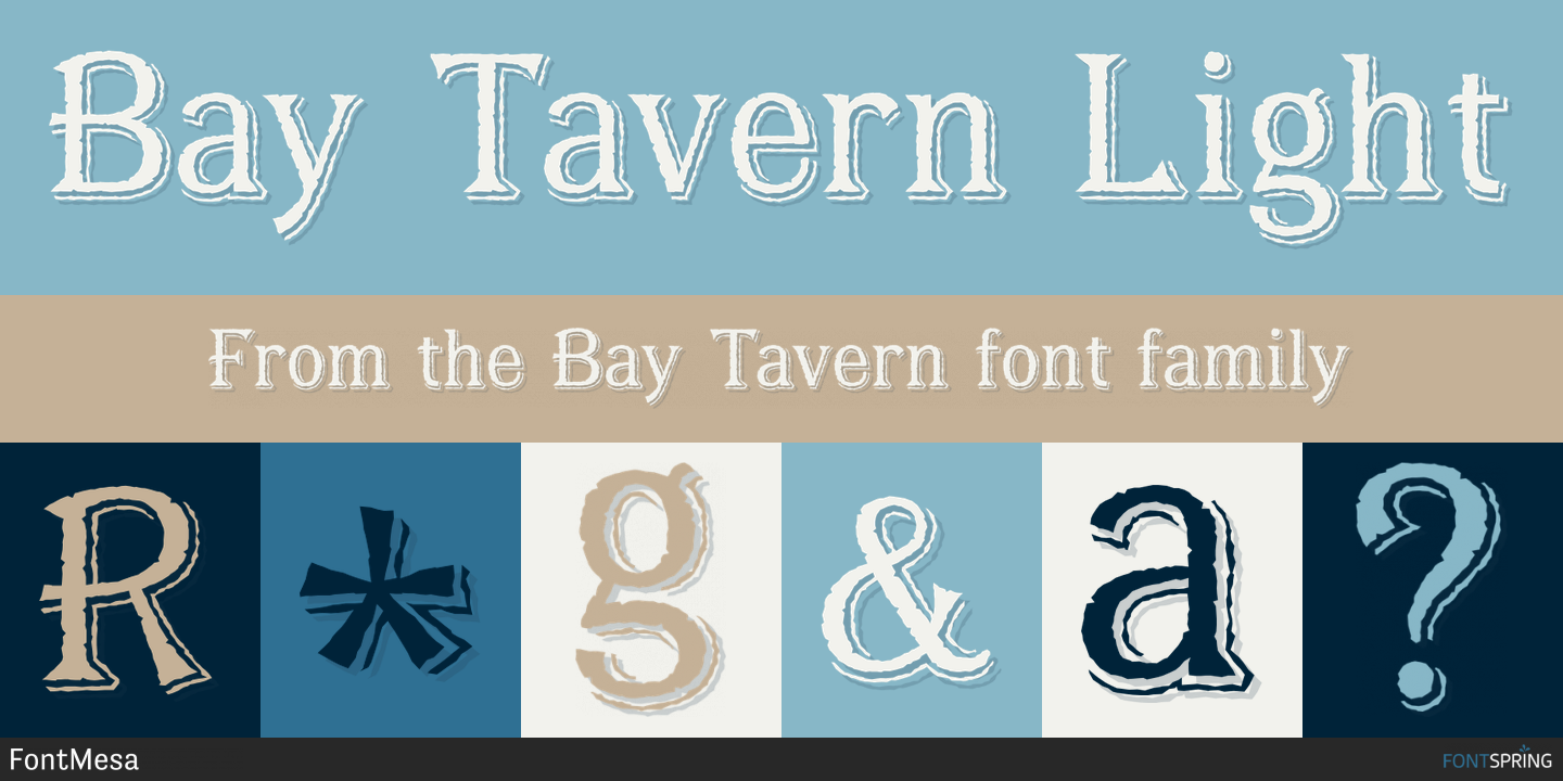 Fonts similar to Bay Tavern