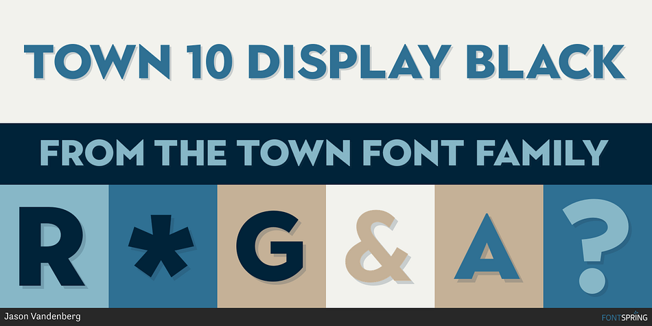 Town 10 Display Font
