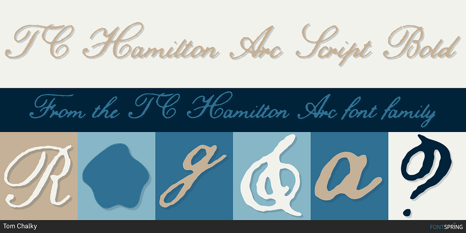 TC Hamilton Arc Script Bold Font