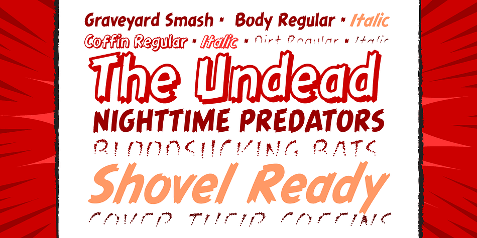 Graveyard Smash Font