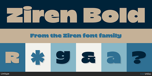 Fonts similar to Ziren