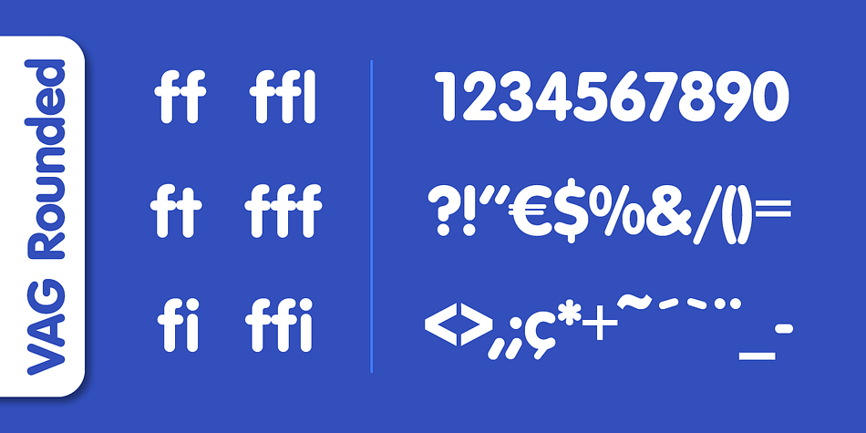 VAG Rounded Pro Font | Fontspring