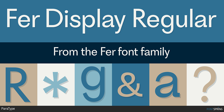 Fer Display Regular Font