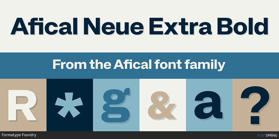 Afical Neue Extra Bold Font