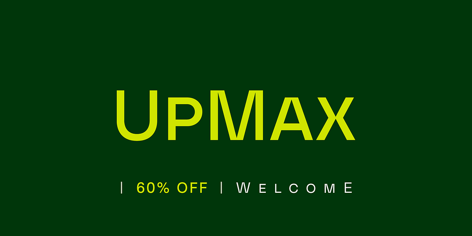 UpMax Font