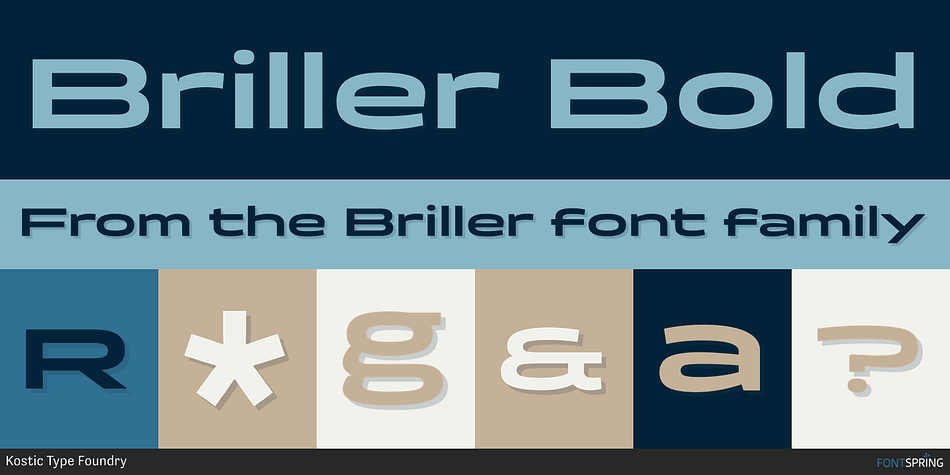 Briller Bold Font
