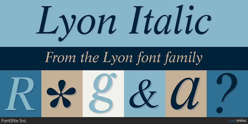 Lyon Font | Fontspring