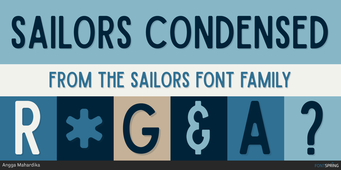 Fonts similar to Sailors
