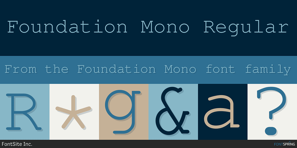 Foundation Mono Font