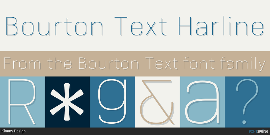Bourton Text Harline Font