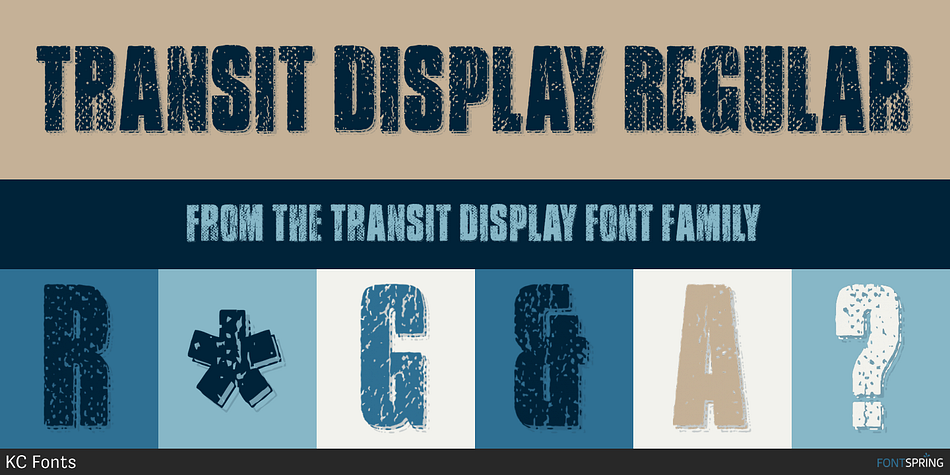 Transit Display Regular Font
