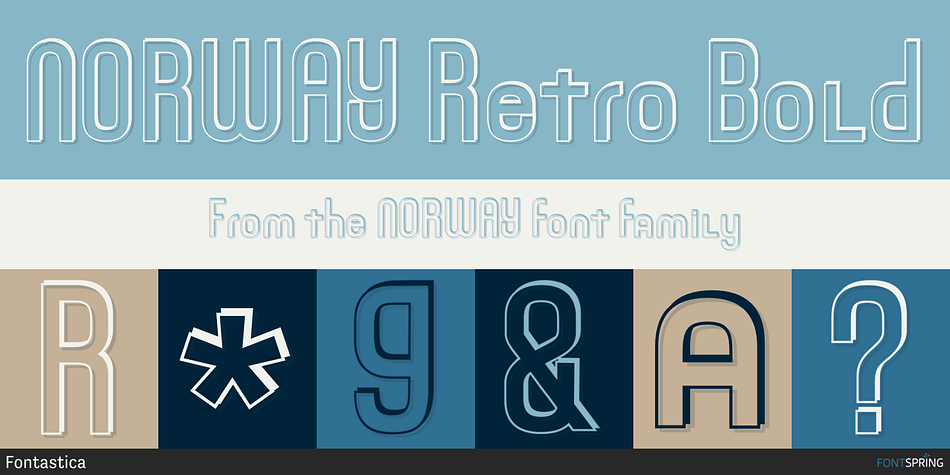 NORWAY Retro Bold Font