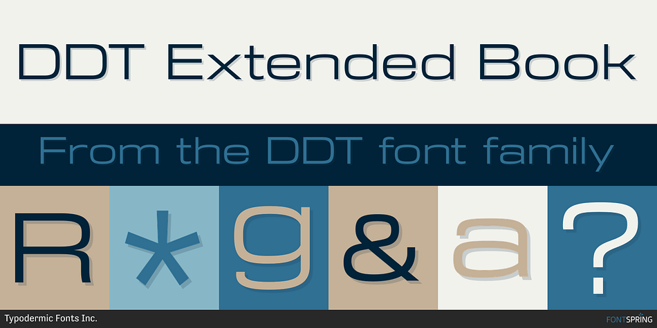 DDT Extended Book Font